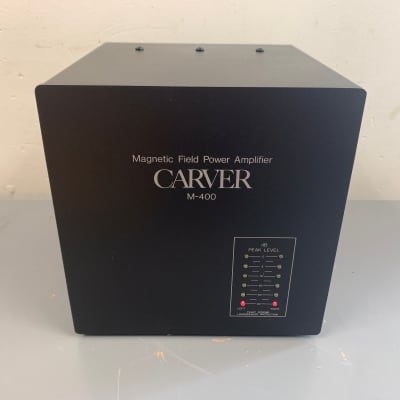 Carver M-400t Cube Magnetic Power Amplifier with original box | Reverb
