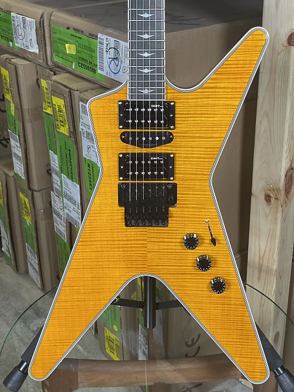 Dean ML Switchblade Floyd HSH - Trans Amber #00106 | Reverb