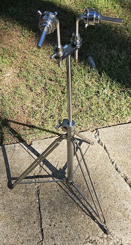 Rogers Swivo-matic dual tom stand 60's - Chrome | Reverb