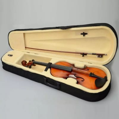 16" Inch Acoustic Viola Set With Case + Rosin + Bow Brown | Reverb