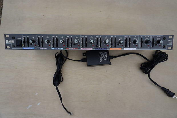 Rane SM-82 SM82 1U Rack Line Mixer 8 channel stereo with FX | Reverb