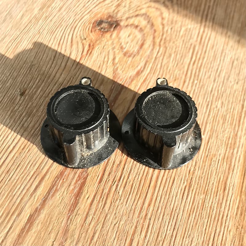Set of 2x Bulgin 1/4” control knobs vintage fuzz 1960’s | Reverb UK