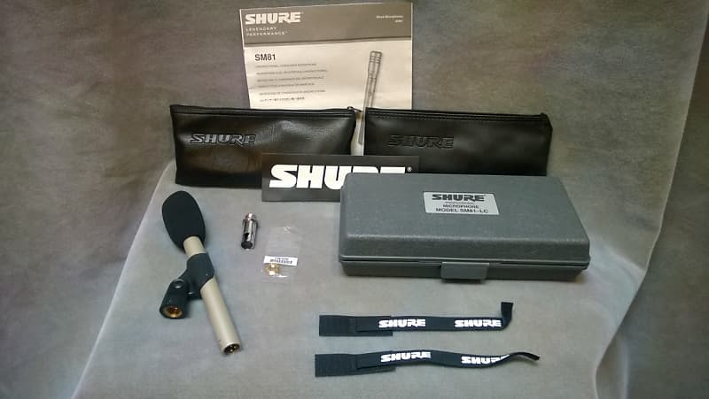 Shure SM81-LC Legendary Instrument Microphone - Set of Two | Reverb