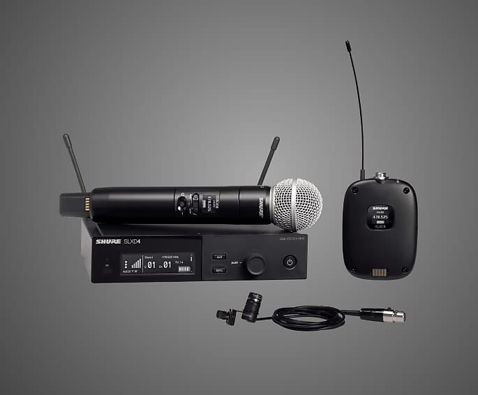 Shure SLXD124/85-H55 Wireless System with SLXD2/58 Handheld | Reverb