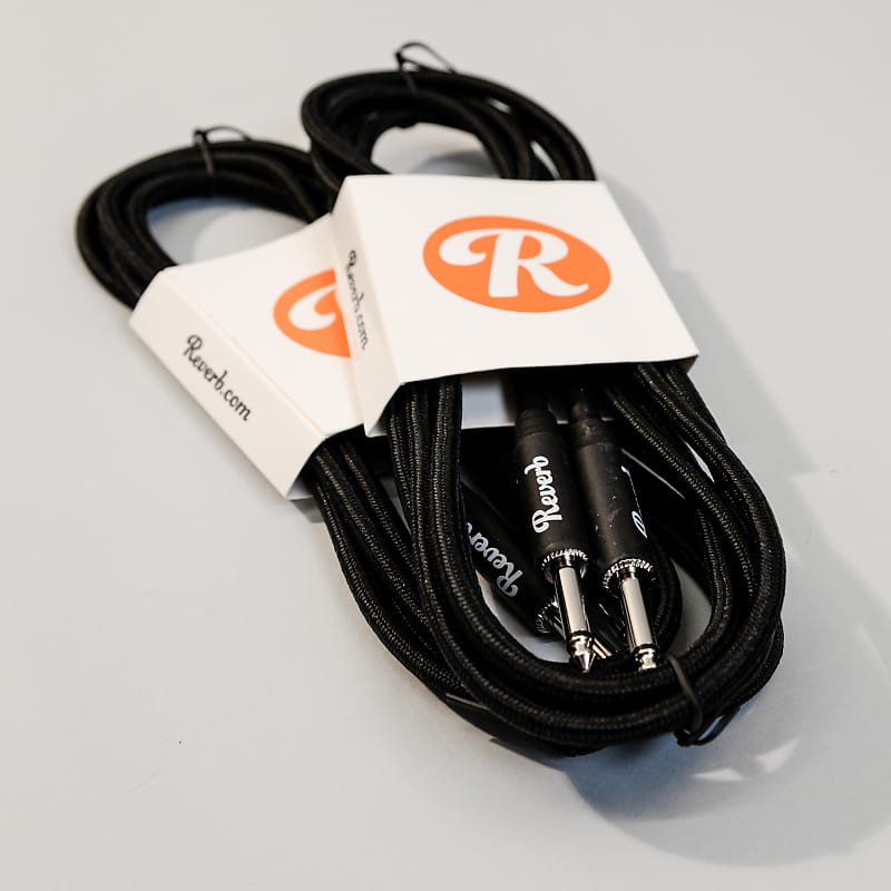 Reverb 2 Pack - 10-foot 1/4" Guitar Cables Black | Reverb