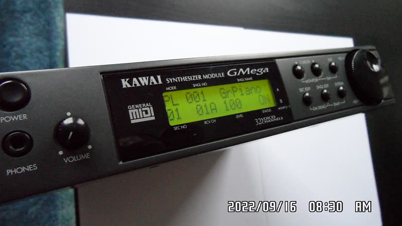 Kawai GMega 1992 ROMpler synthesizer module | Reverb