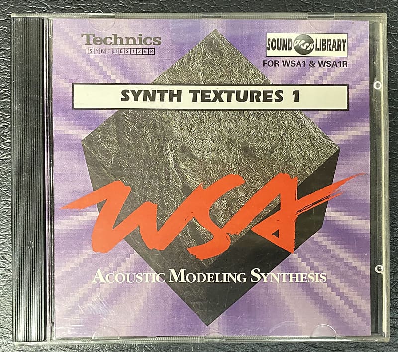 Technics "Synth Textures 1" Sound Disk Library for SX-WSA1 & | Reverb