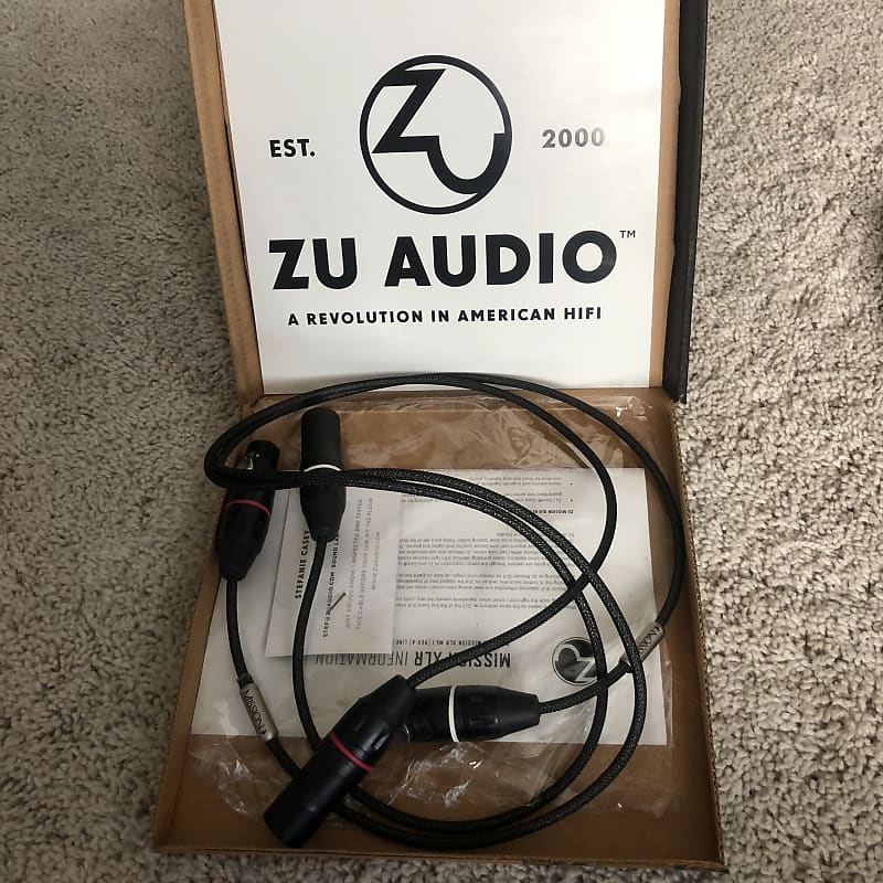 Zu Audio Mission XLR Interconnects | Reverb