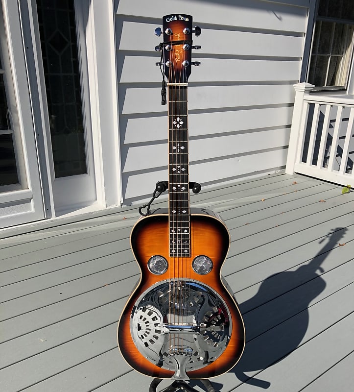 GOLD TONE PAUL BEARD DELUXE SQUARE NECK W/ BEARD-FISHMAN | Reverb