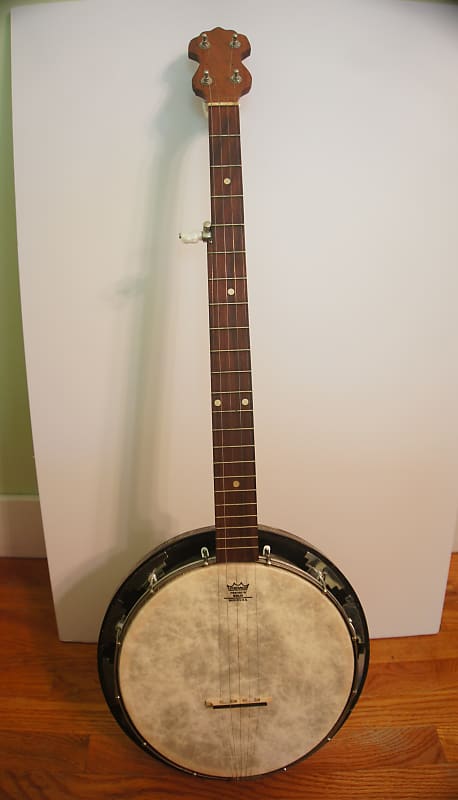 Vintage 5-String Banjo w/ Resonator and Case | Reverb
