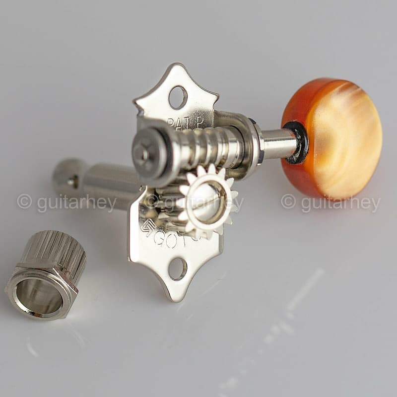 NEW Gotoh SE700-P5R OPEN-GEAR Tuning Keys L3+R3 w/ AMBER | Reverb