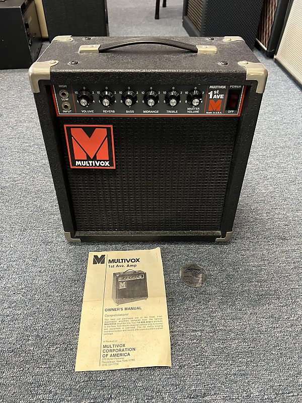 Multivox 1st Ave Solid State Guitar combo amplifier 1x8" | Reverb