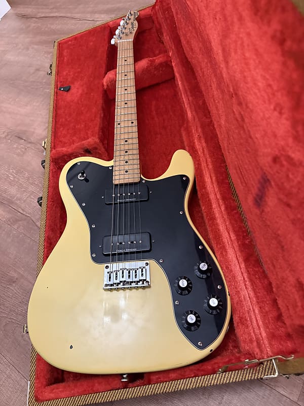 Fender Squier Custom Telecaster P90 Custom II 2004 - Blonde - | Reverb