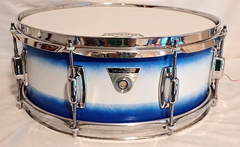 Ludwig MODEL 100 (STANDARD) 1971 LABEL - DUCO BLUE/WHITE | Reverb
