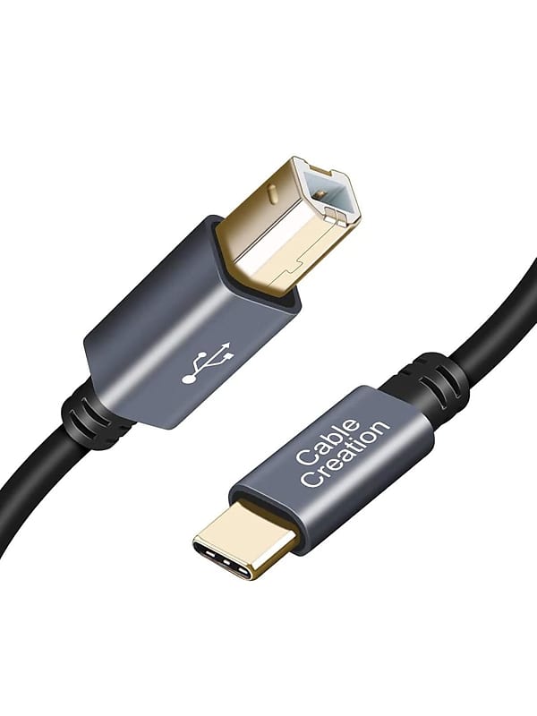 Printer Cable USB C to B 3.3FT, USB B to C Printer Cable | Reverb