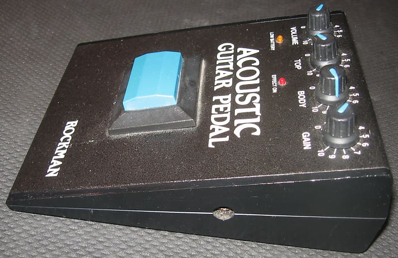 Rockman Acoustic Guitar Pedal 1990's - Black w/18V power | Reverb