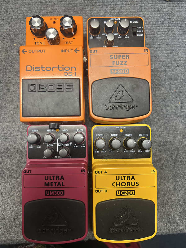 4 Boss & Behringer Pedals | Reverb