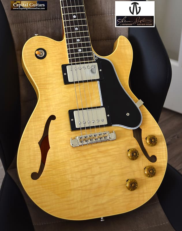 Gustavsson Dotmaster 2021 Maple on Korina, Brazilian RW FB, | Reverb