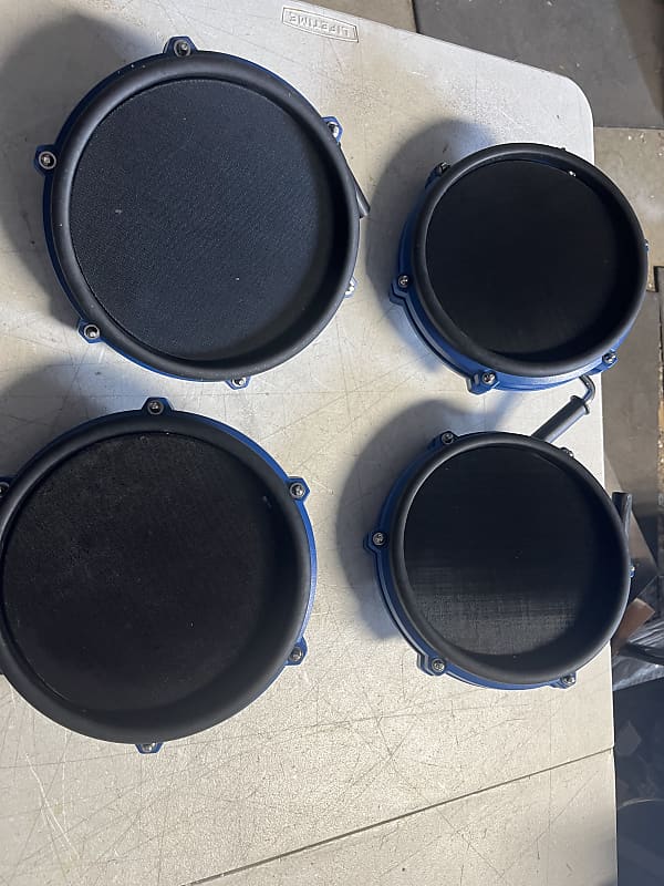 Alesis Set of 4 electric drum triggers, 3 single one dual | Reverb