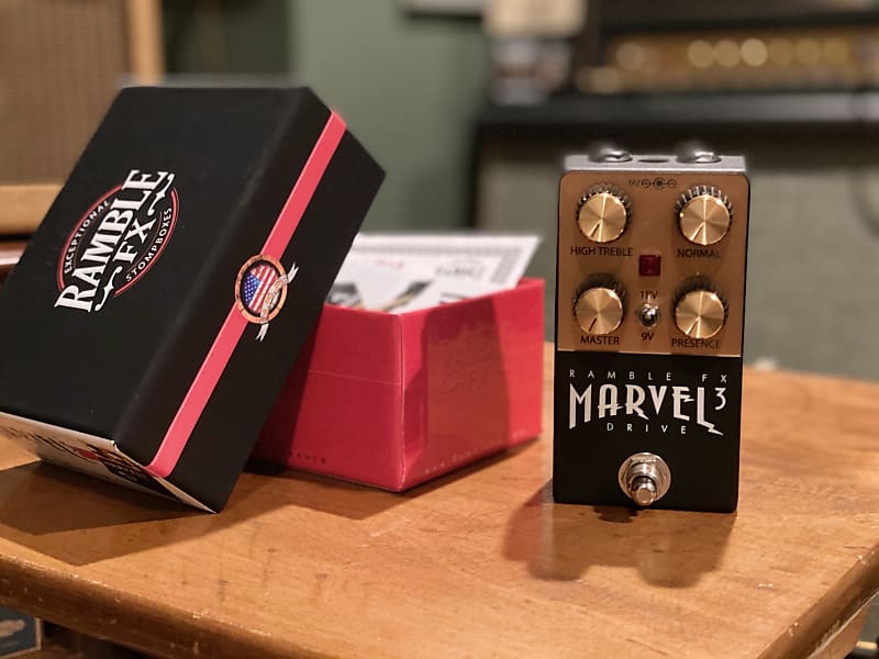 Ramble FX Marvel Drive v3 Plexi overdrive Black | Reverb