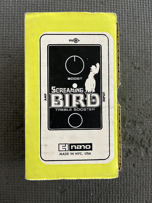 Electro-Harmonix Screaming Bird Treble Booster “Box Only” | Reverb