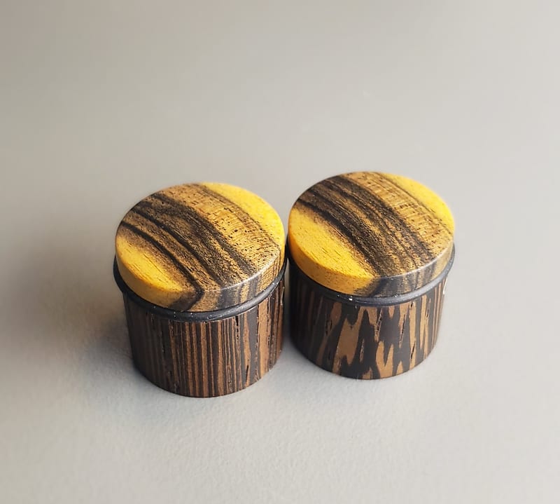 Mayones Guitars 2 x Pale Moon Ebony/Wenge O-Ring Knobs | Reverb UK