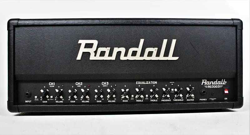 Randall RG3003H 300W Solid State Amp Head (3-Channel with | Reverb
