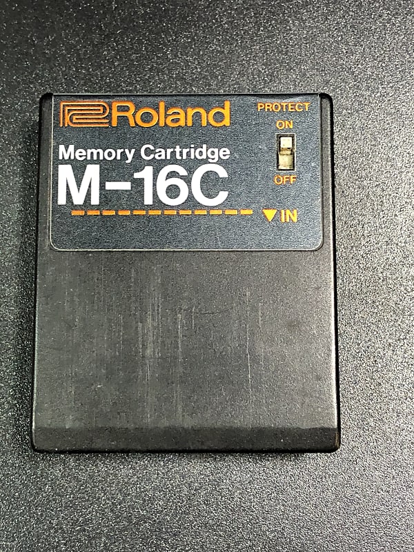 1989 • Memory Cartridge Roland M-16C for JX-8P Alpha | Reverb Canada