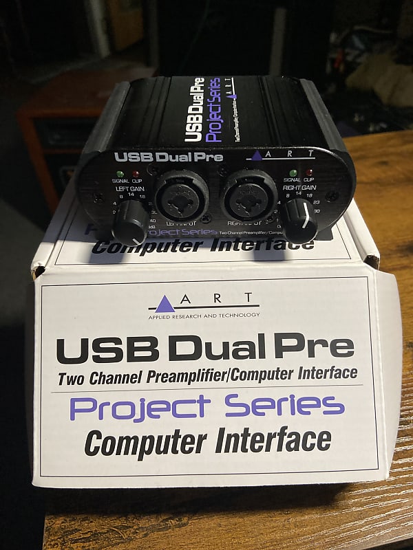 ART USB Dual Pre computer interface 2023 - Black aluminum | Reverb