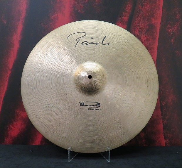 Paiste 20" Dimensions Deep Full Ride Cymbal 1999 - 2005 | Reverb