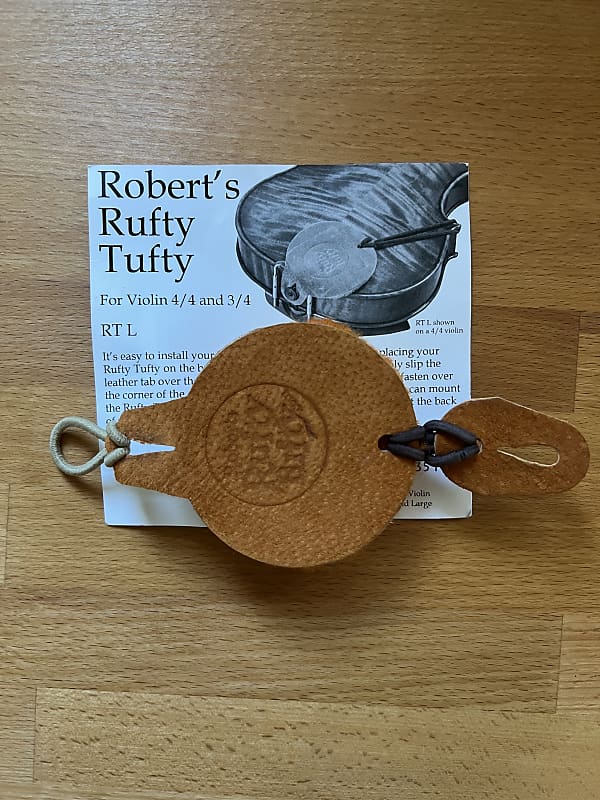 Rufty Tufty Violin/viola shoulder pad Sheepskin | Reverb