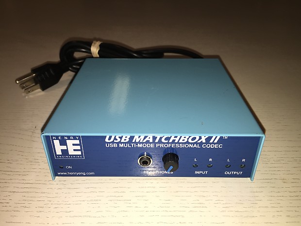 Henry Engineering USB Matchbox II USB-XLR Multi-Mode Stereo | Reverb