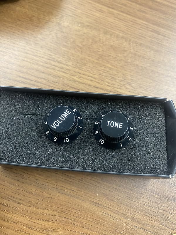 Black Tone and Volume Knobs | Reverb