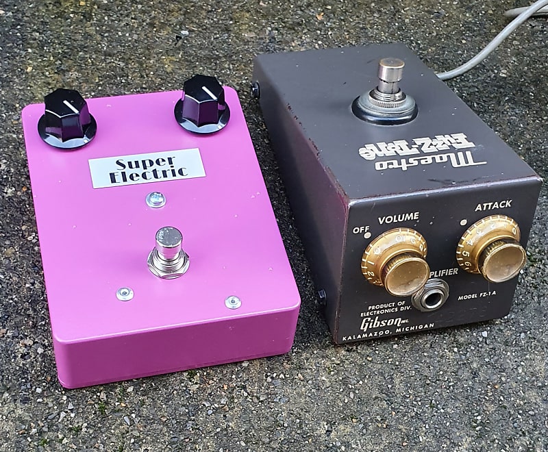 Super Electric Fuzztone - Germanium Fuzz Maestro FZ-1A Grape | Reverb