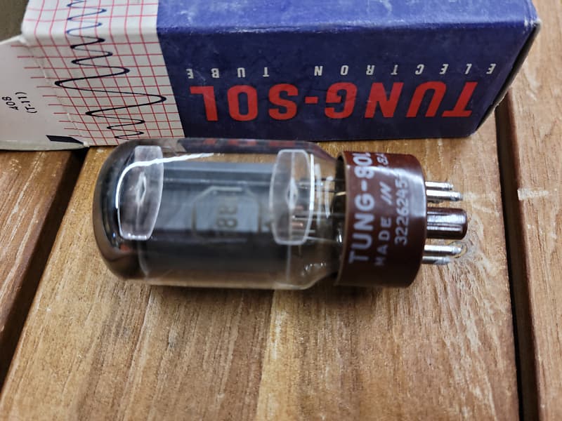 Tung-Sol 5881 Brown Base Tube | Reverb