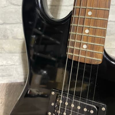 Encore Black Stratocaster Electric Guitar / Strat Style / | Reverb