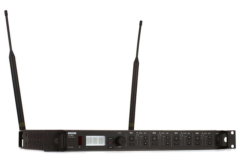Shure ULXD4Q Quad Channel Digital Wireless Receiver - G50 | Reverb