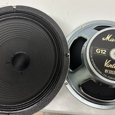 2x uk made Celestion Marshall g12v vintage 30 v30 16ohms | Reverb