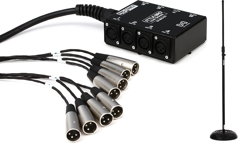 Hosa Little Bro' 8x0 Sub Snake - 50 foot Bundle with On-Stage | Reverb