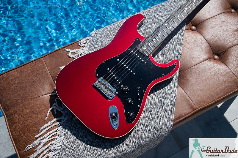 2014 Fender AST Aerodyne Stratocaster - Old Candy Apple Red w | Reverb