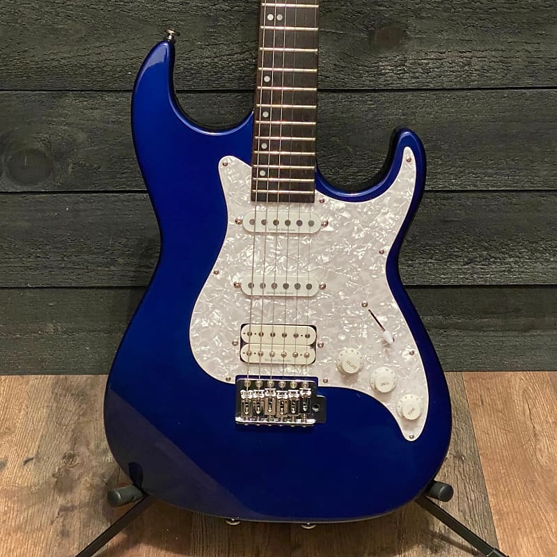 Samick MB-30 Greg Bennett Blue Electric Guitar | Reverb