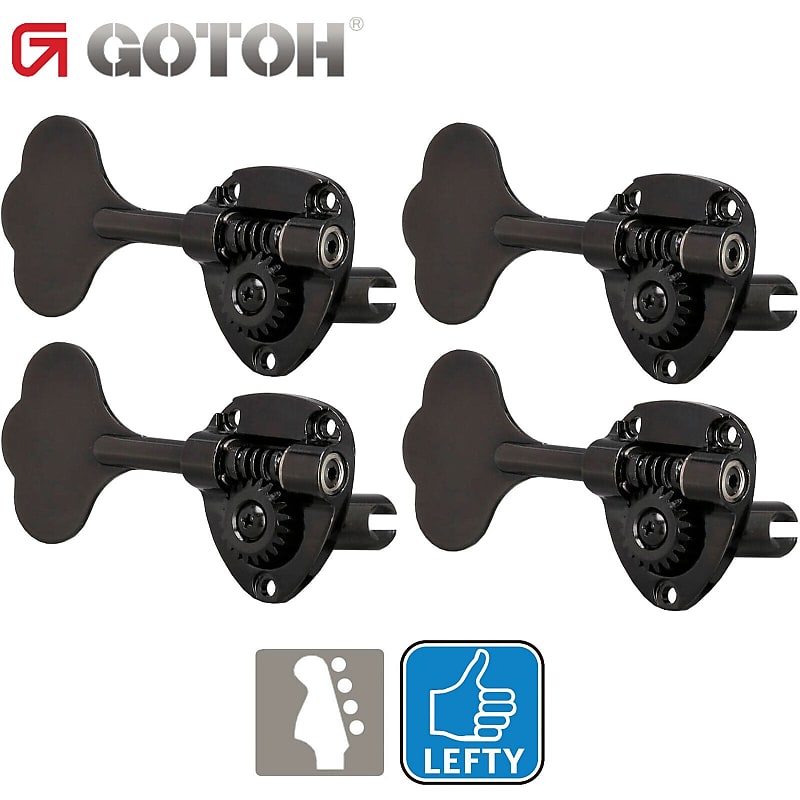 NEW Gotoh GB11W 4 in line TREBLE SIDE Bass Tuners Tuning Keys | Reverb