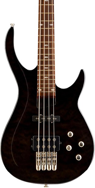 Rogue LX400TBK Series III Pro 4-String Bass Transparent Black | Reverb