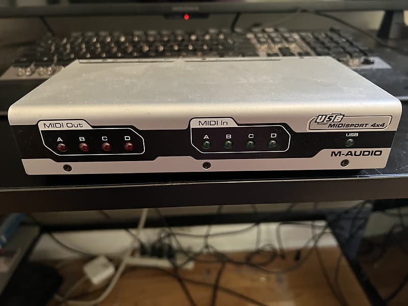 M-Audio MidiSport 4x4 USB MIDI Interface | Reverb