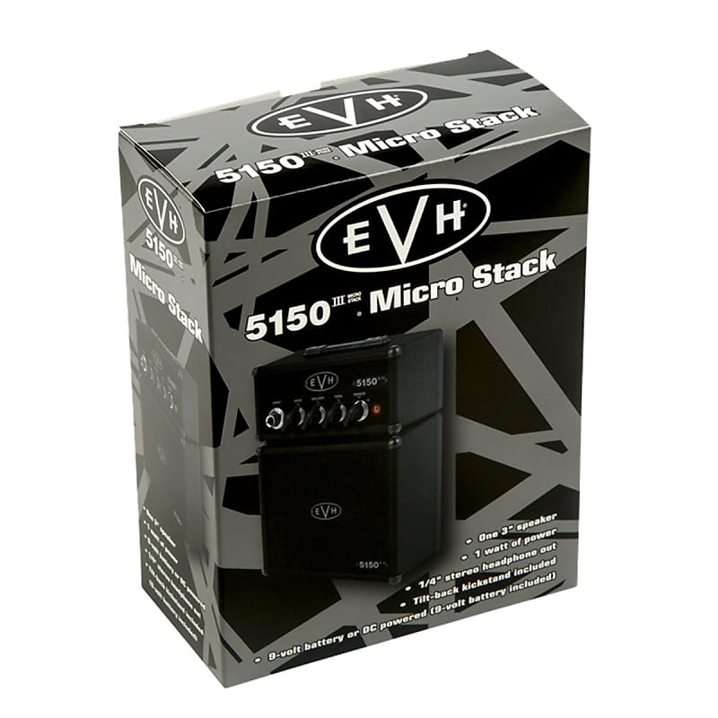 EVH 5150III Micro Guitar Amplifer Stack, Stealth Black Mini | Reverb