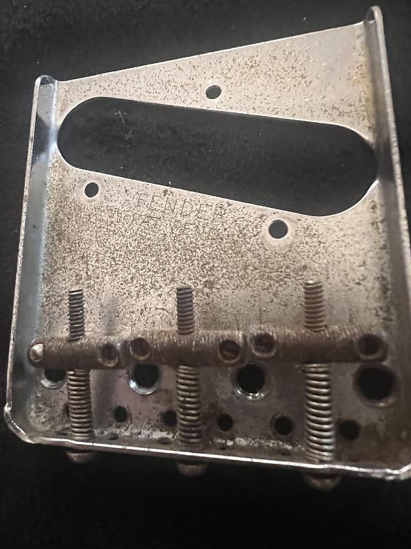 1959 Fender Telecaster bridge also has ultra rare top loading | Reverb