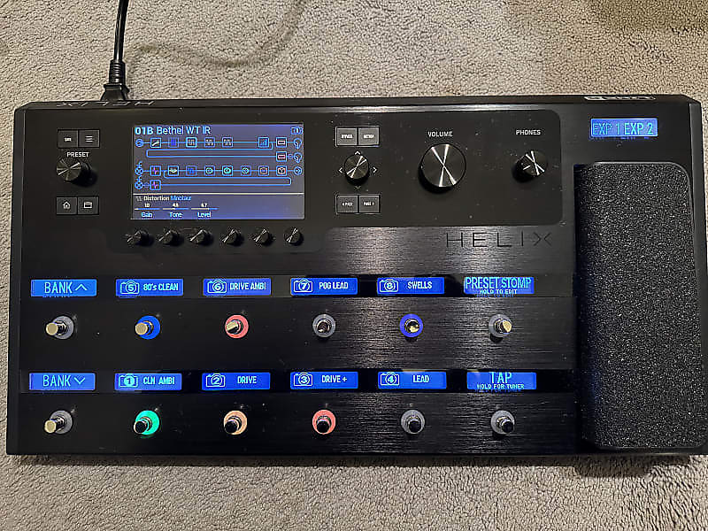 Line 6 Helix Floor Multi-Effect / Amp Modeler - Black | Reverb