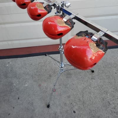 Vintage Leedy/ Ludwig Temple Wood Blocks With Stand | Reverb