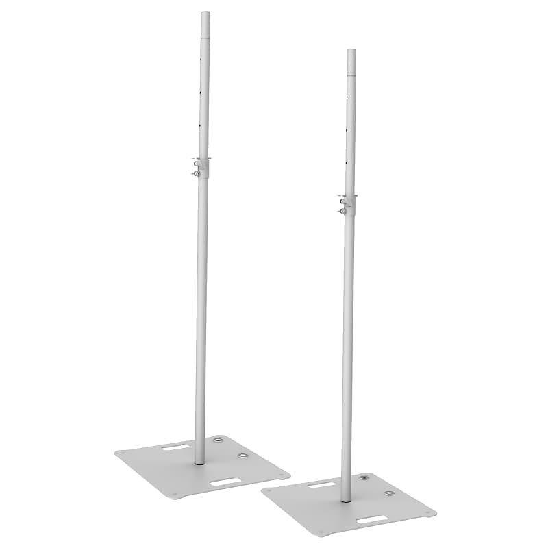 ProX X-POLARIS-WH X2 Set of Speaker Stands w Carry Bag & | Reverb