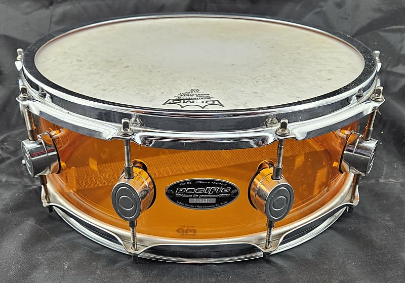 PDP SX Series 5x14 Acrylic Snare Drum 2000s - Orange Acrylic | Reverb